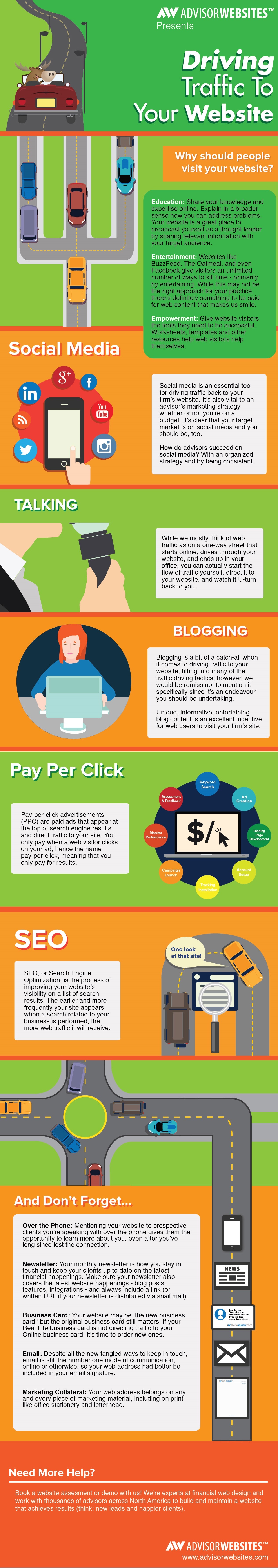 Driving Traffic to Your Website [Infographic]